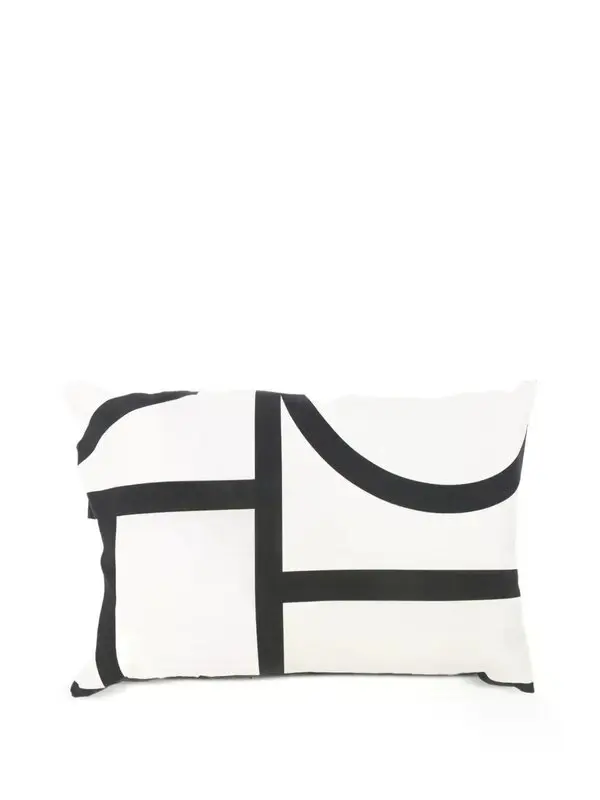 TOTEME Geometric-print Pillow - Neutrals