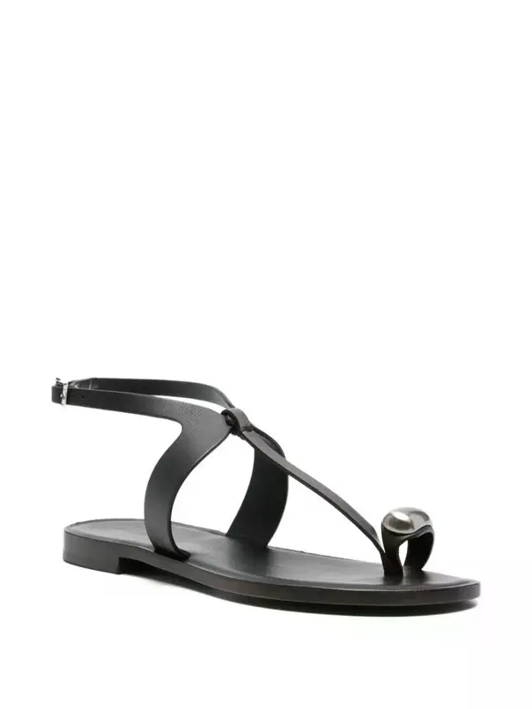 DONNARÌ Buckle-fastening T-strap Sandals