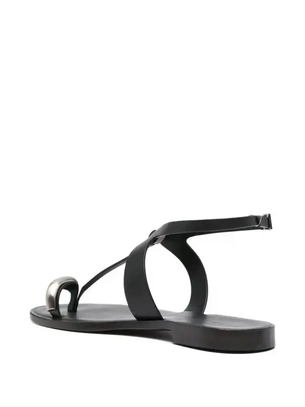DONNARÌ Buckle-fastening T-strap Sandals