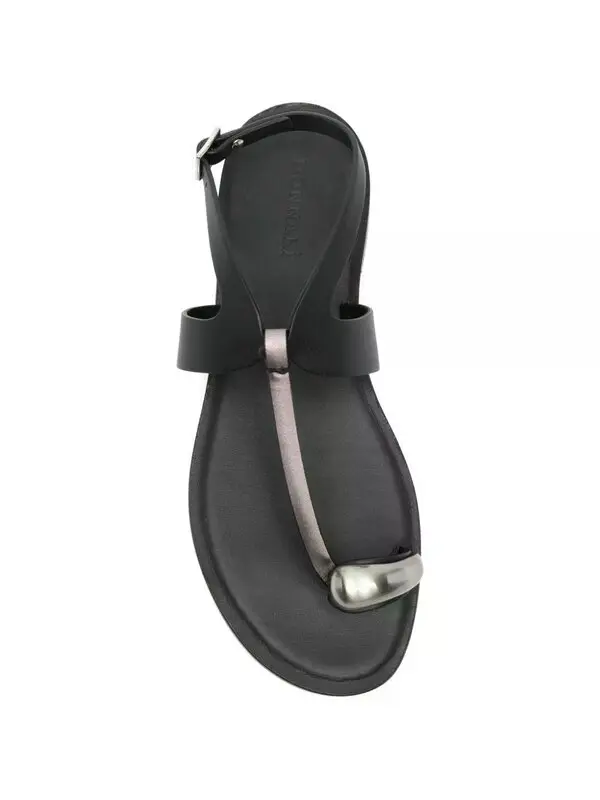 DONNARÌ Buckle-fastening T-strap Sandals
