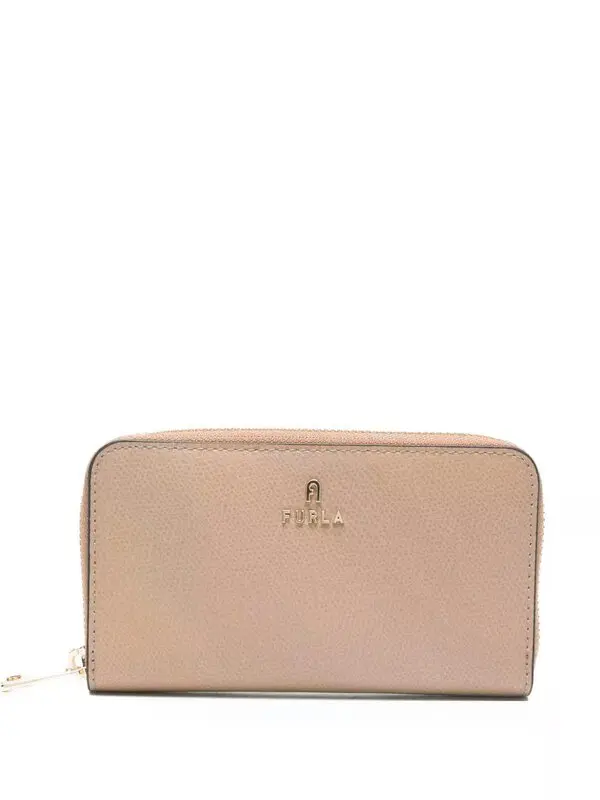 Furla Medium Camelia Zip Wallet - Neutrals