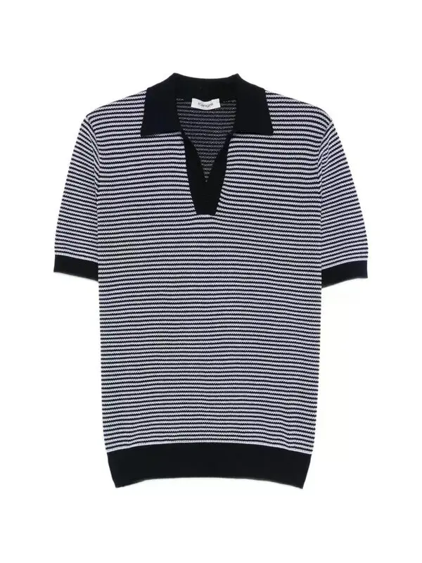 KANGRA Striped T-shirt - Blue