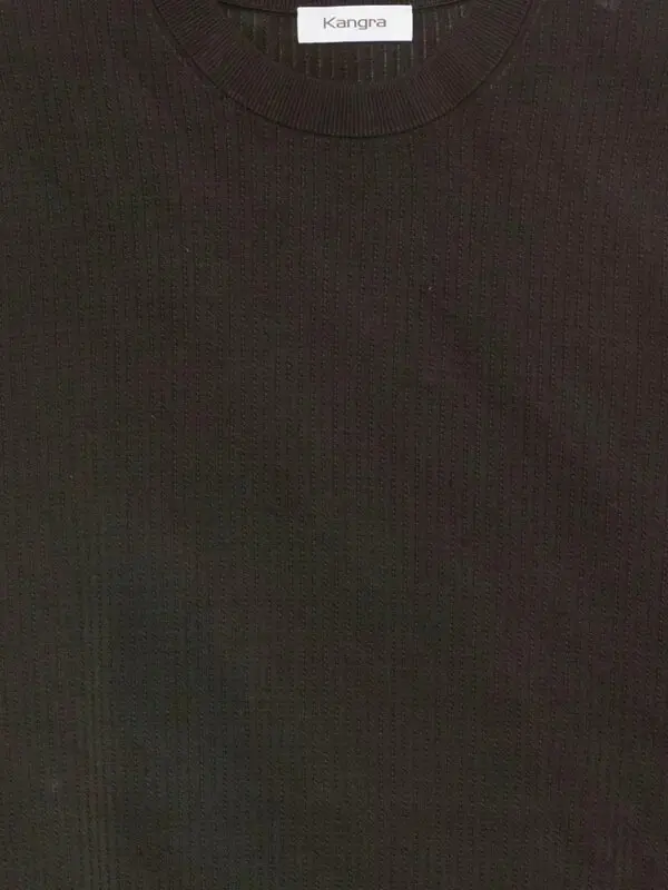 KANGRA Crew-neck T-shirt - Brown