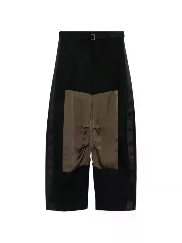 Sacai Panelled Trousers - Black