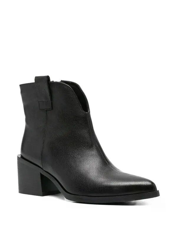 LINDA BAUMANN Pointed-toe Ankle Boots