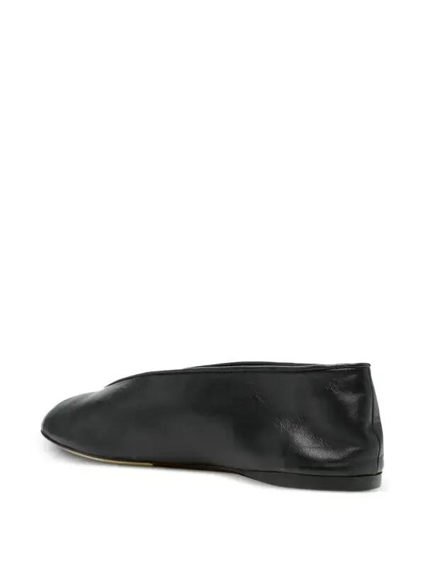 Moschino Leather Ballet Flats