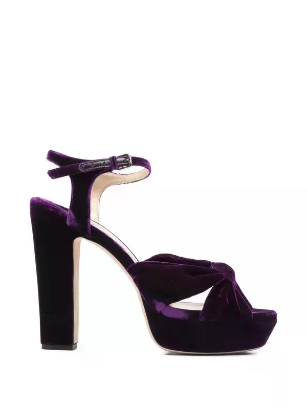 JIMMY CHOO Ankle-strap Platform Sandals - Purple