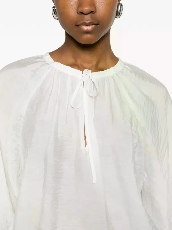 SAMSOE SAMSOE Samateran Tie-neckline Blouse