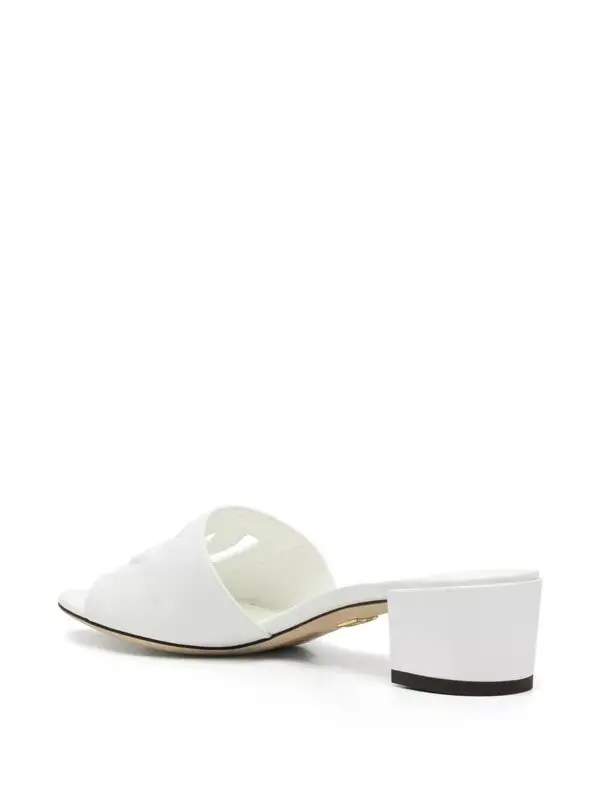 Dolce & Gabbana Millennials Leather Sandals - White