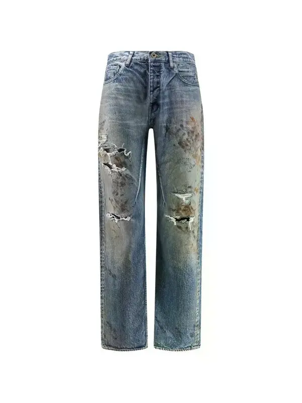 Rick Owens Distressed Jeans