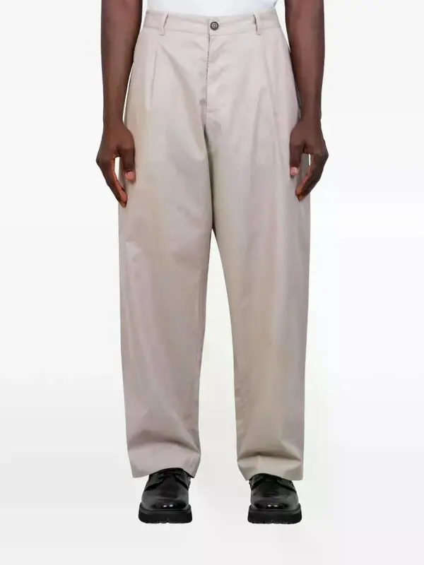 Universal Works Duke Pleated Trousers - Neutrals