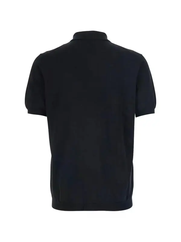 KANGRA Short Sleeve Polo Shirt - Black