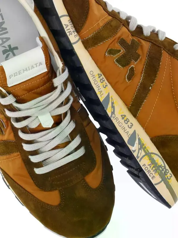Premiata Lucy Panelled Sneakers - Brown
