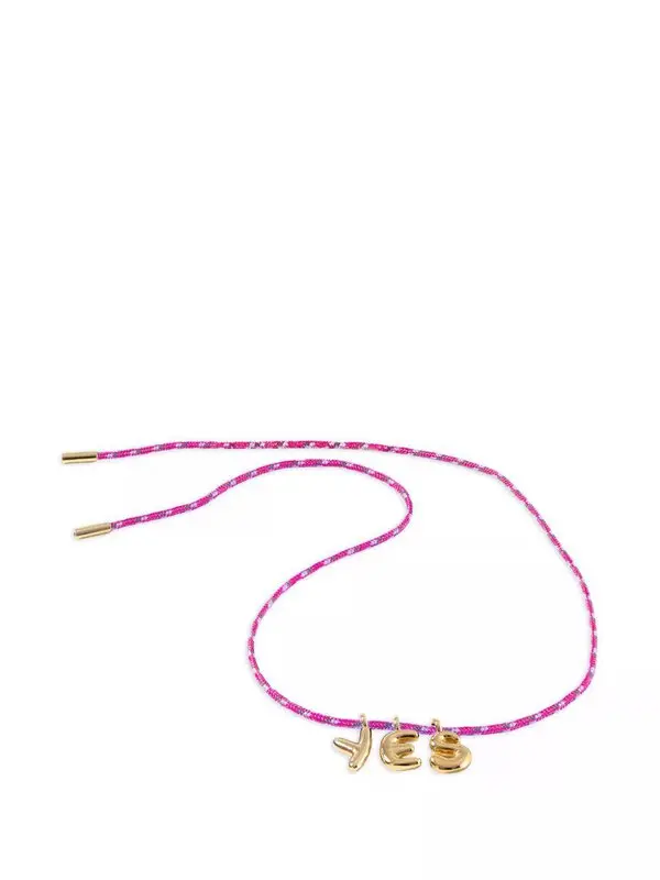 SORBET ISLAND Bubble Letter Necklace - Gold