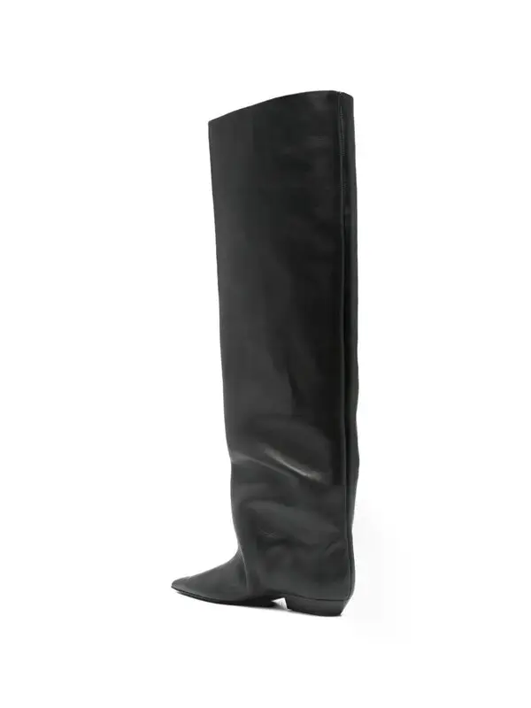 JIL SANDER Leather Knee-high Boots