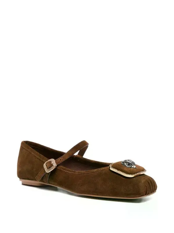 Kurt Geiger Pimlico Buckle Ballet Flats