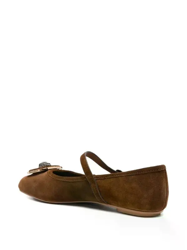 Kurt Geiger Pimlico Buckle Ballet Flats