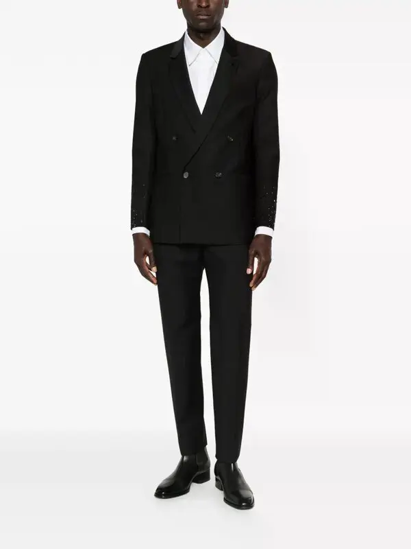 Patrizia Pepe Embellished Double-breasted Blazer