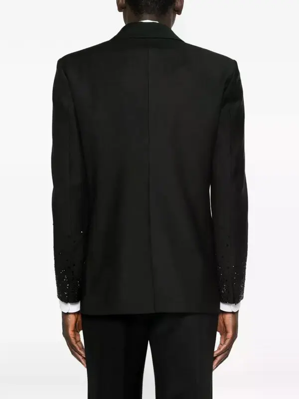 Patrizia Pepe Embellished Double-breasted Blazer