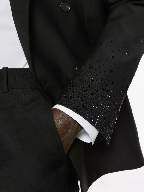 Patrizia Pepe Embellished Double-breasted Blazer