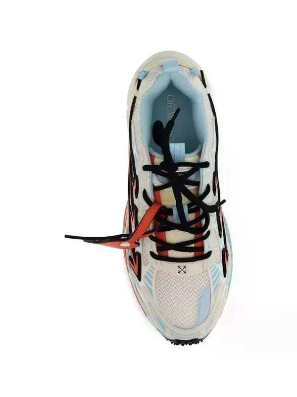 Off-White Arrow Mesh Sneakers - Neutrals