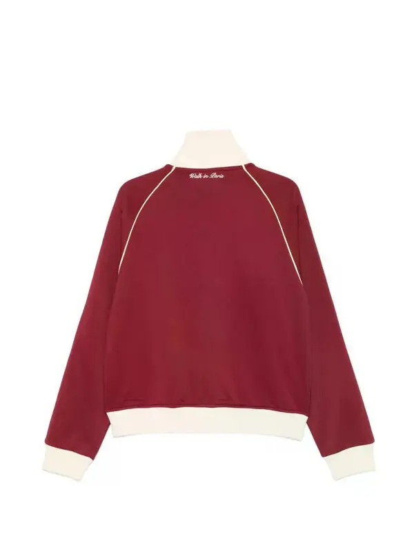 WALK IN PARIS Zipped Sweatshirt