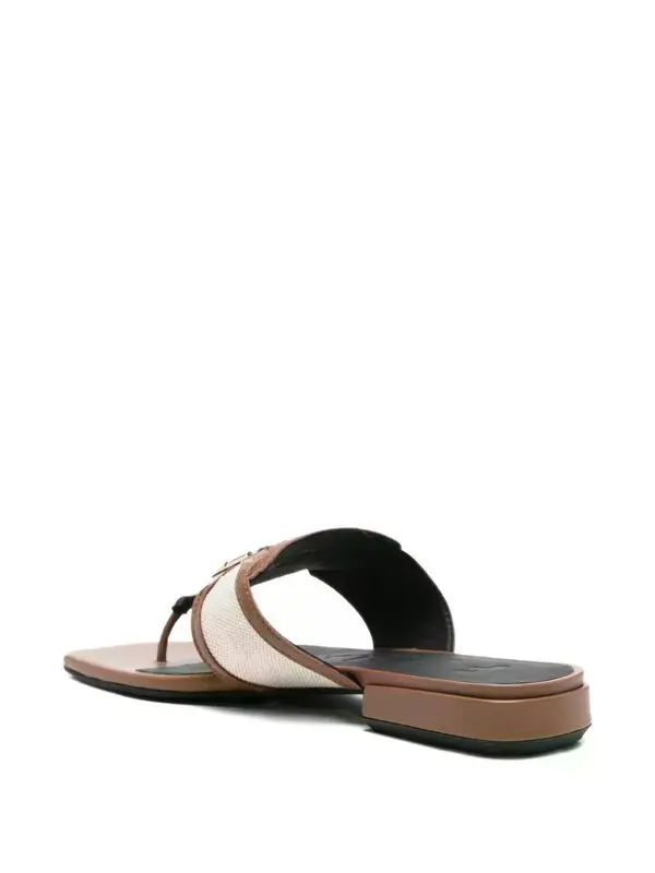 Furla Square-toe Thong Sandals