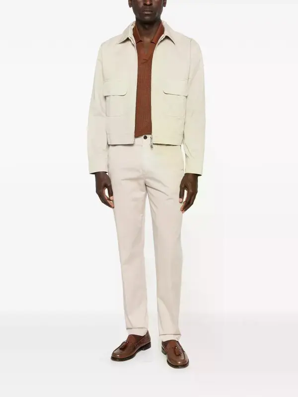 Eleventy Button Trousers - Neutrals