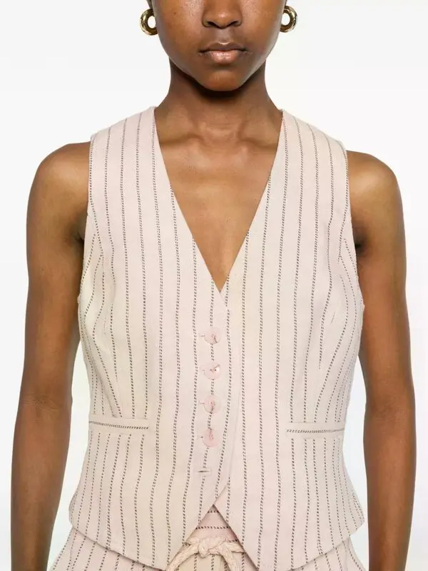 Zimmermann Alchemy Striped Waistcoat