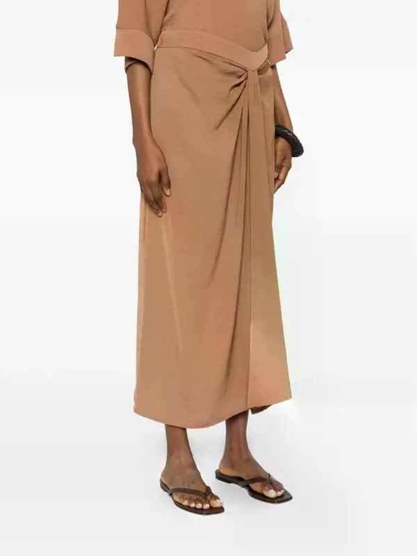 PHILIA LOFT Knot Midi Skirt
