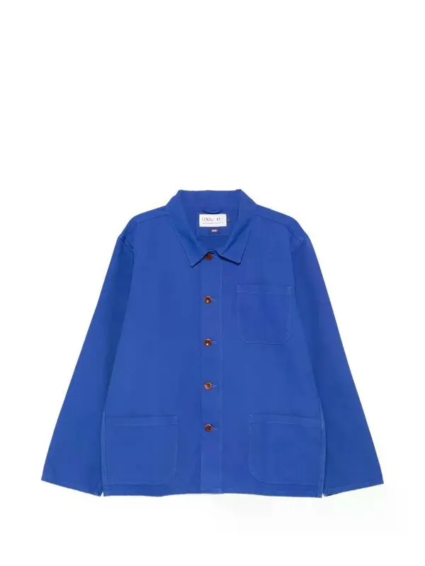 USKEES Patch-pocket Shirt Jacket - Blue