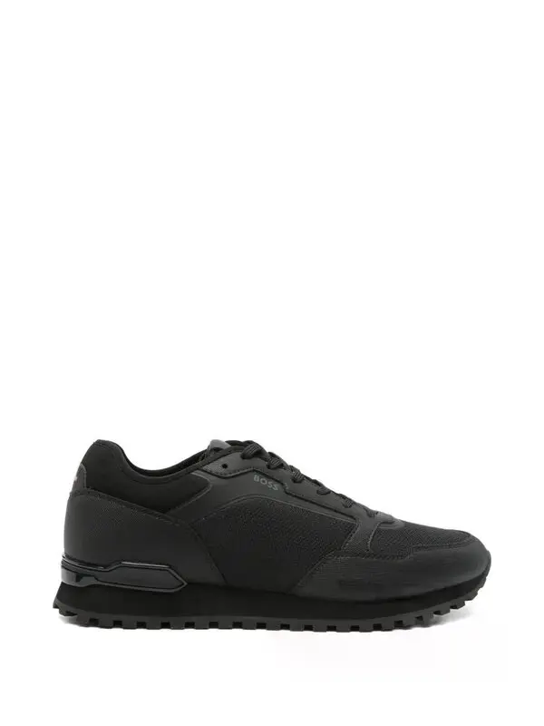 BOSS Panelled Lace-up Sneakers