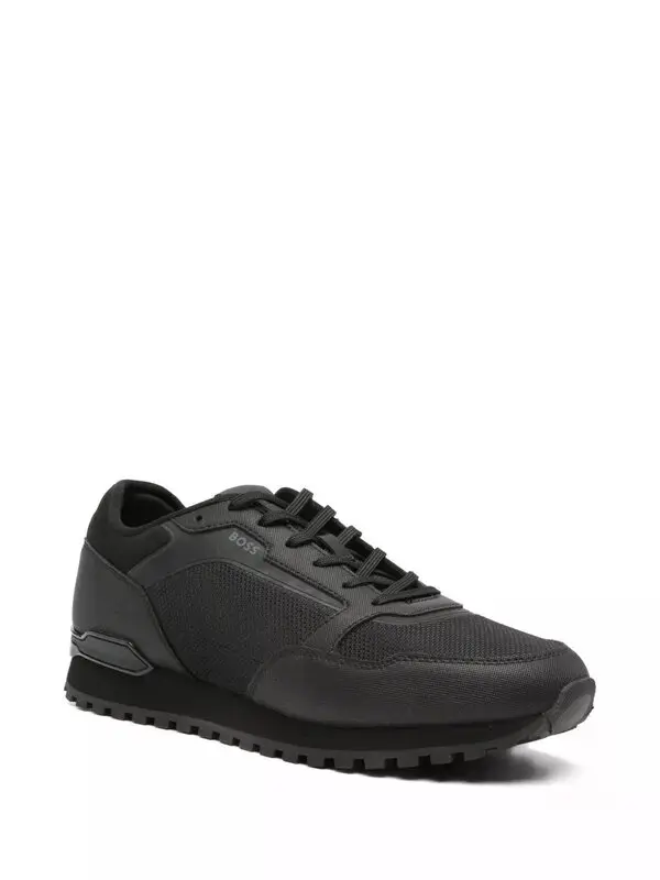 BOSS Panelled Lace-up Sneakers