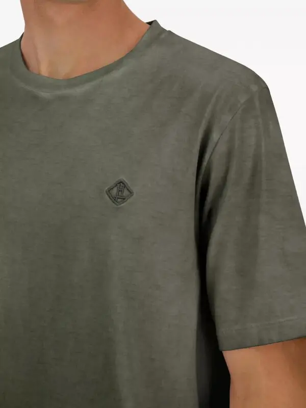 Herno Logo-embroidered T-shirt - Green