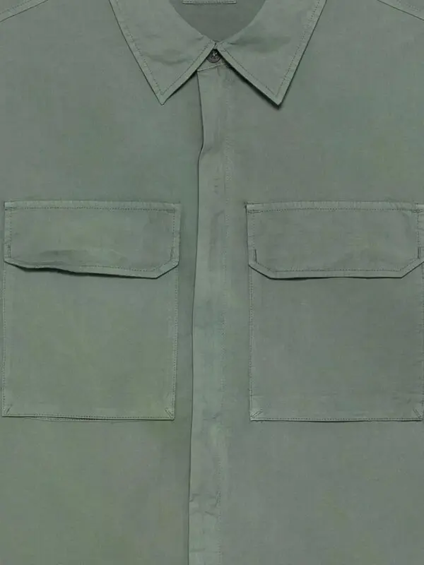 C.P. COMPANY Buttoned Pocket Overshirt - Green
