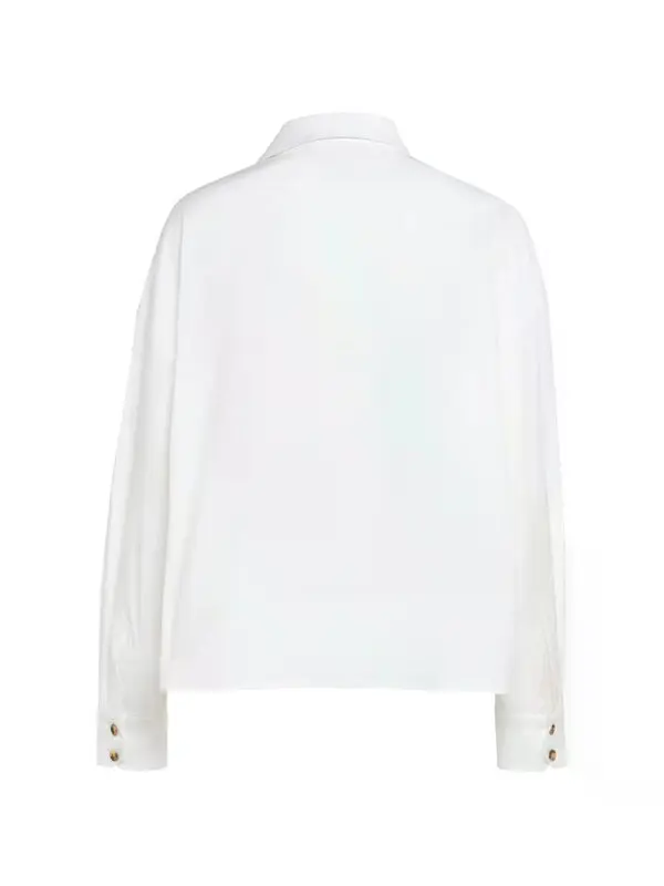 A.W.A.K.E. Mode Button-embellished Blouse