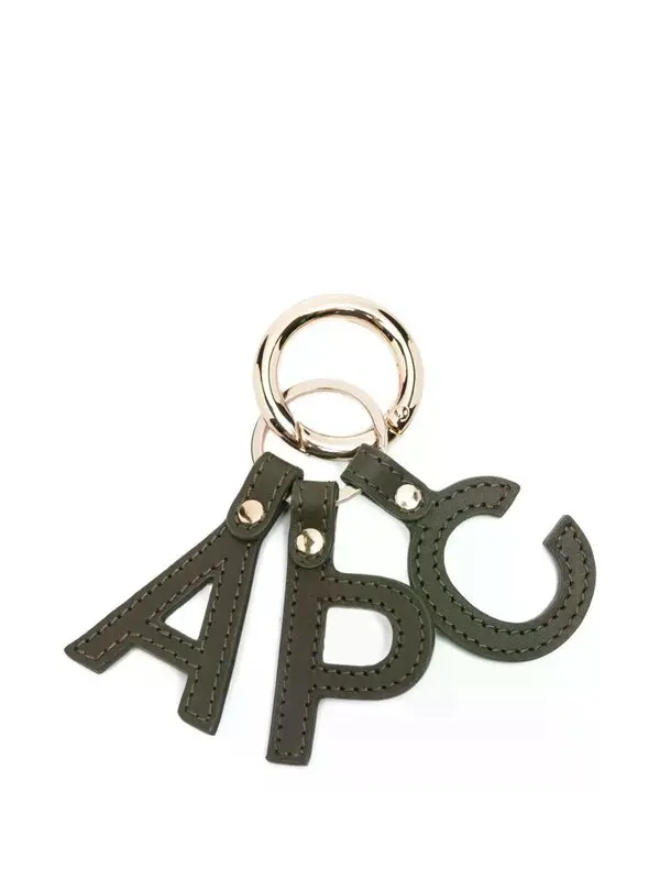 A.p.c. Alphabet Keyring - Green