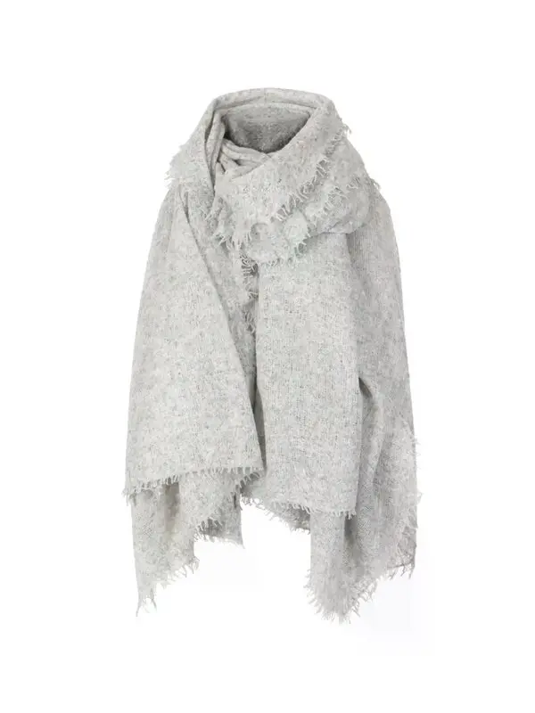 HIMALAYA CLOTHING Frayed Scarf - Grey