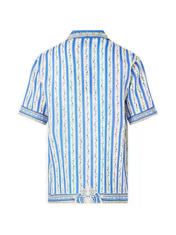 Camilla Striped Short-sleeve Shirt