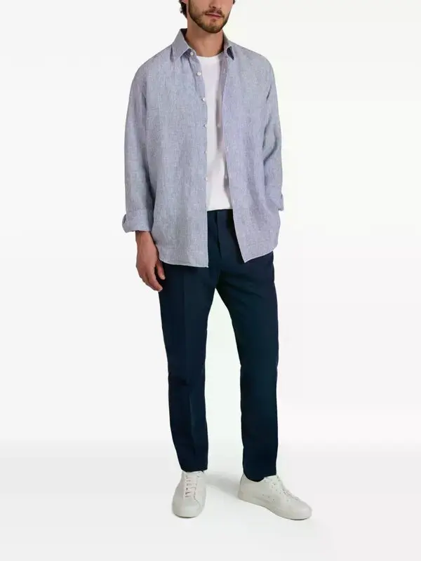 SLOWEAR Pleated Tapered Trousers