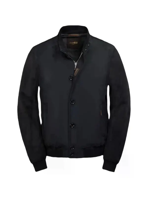 MOORER Fidani-jkr Buttoned Bomber Jacket