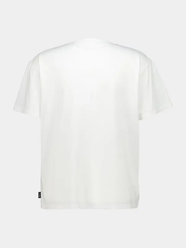 MAISON MARGIELA Logo Print Cotton T-shirt - White