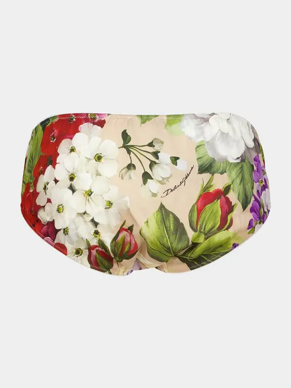 Dolce & Gabbana Floral Silk Briefs