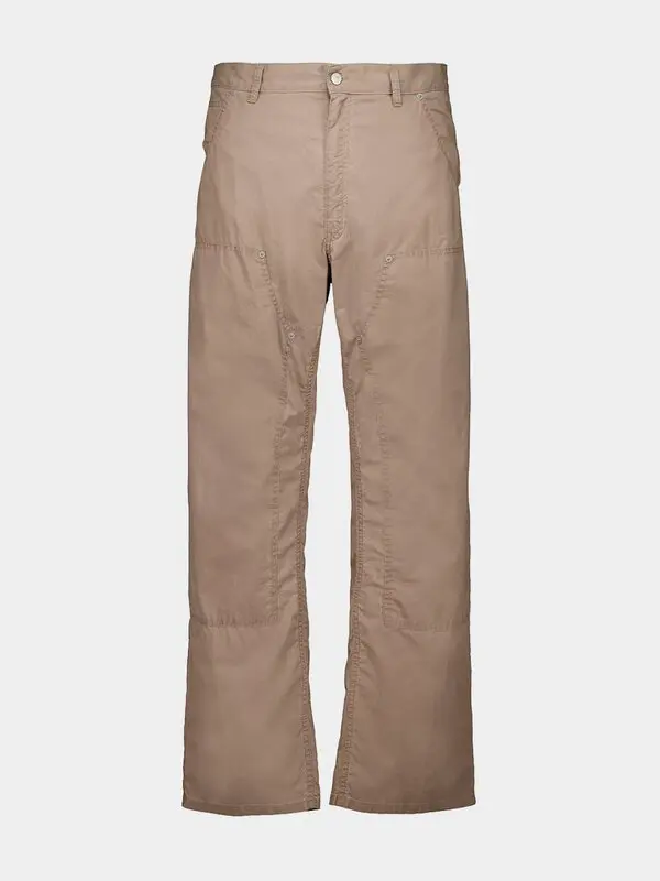 MAISON MARGIELA Cotton Workwear Wide-leg Trousers - Beige