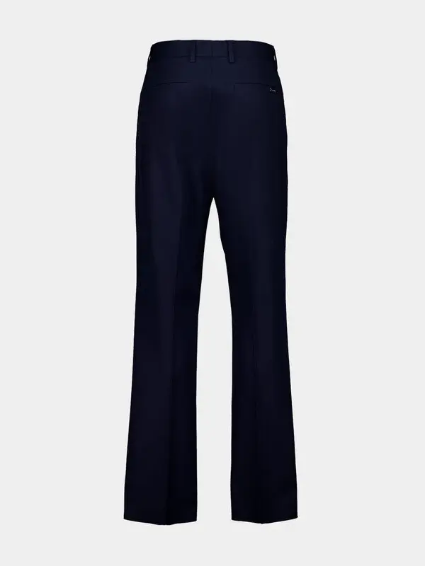 FERRAGAMO Cotton Canvas Trousers