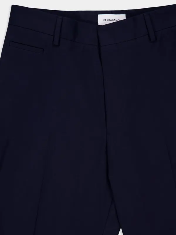 FERRAGAMO Cotton Canvas Trousers