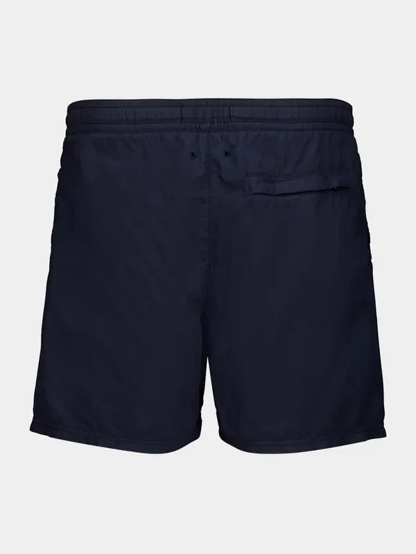 Stone Island Brushed Nylon Swim Trunks - Blue
