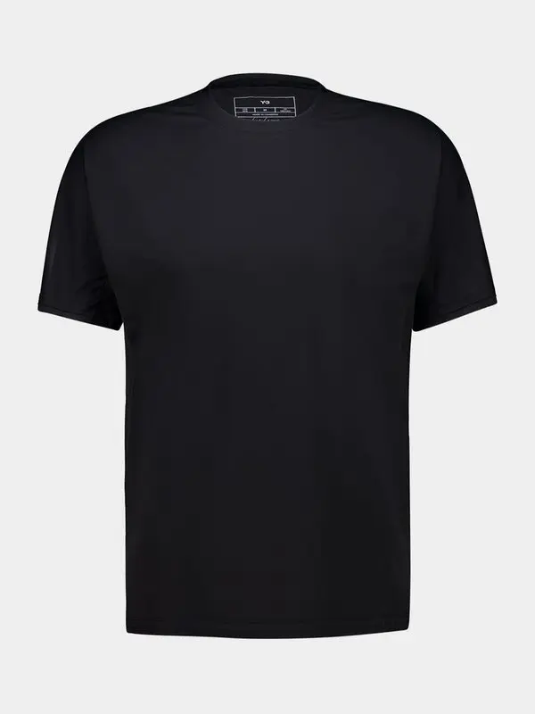 Y3 Running Short Sleeve T-shirt - Black