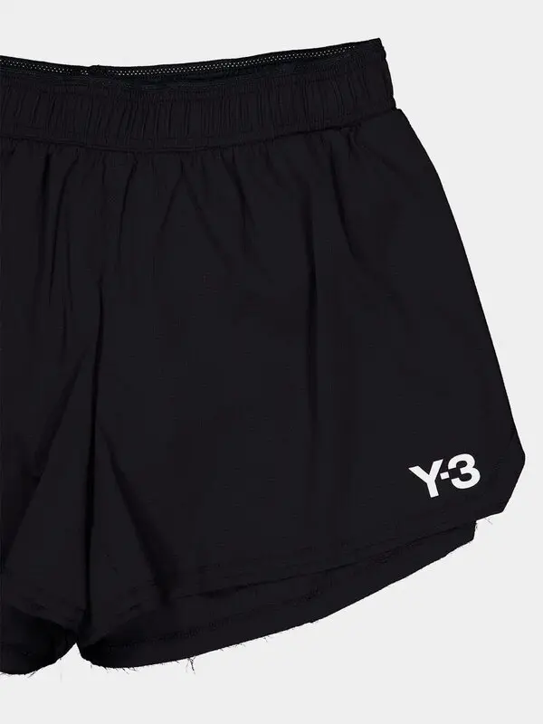 Y3 Pleated Running Shorts