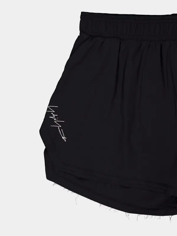 Y3 Pleated Running Shorts